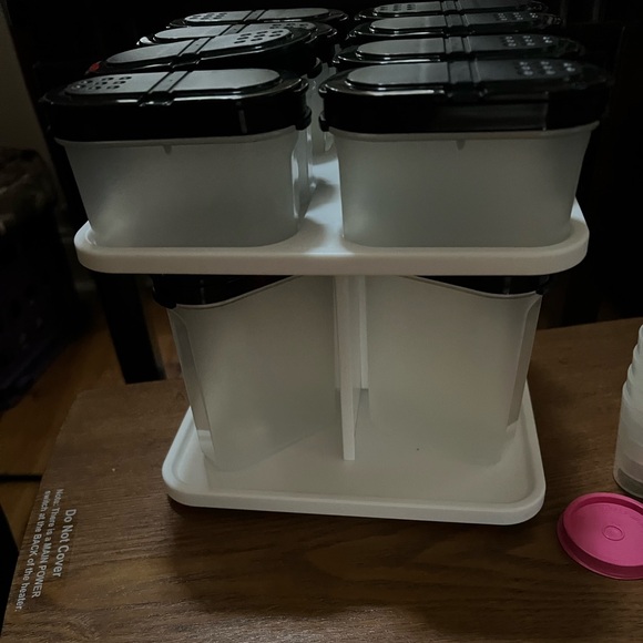 Tupperware | Kitchen | Tupperware Spice Holders And Small Storage With ...